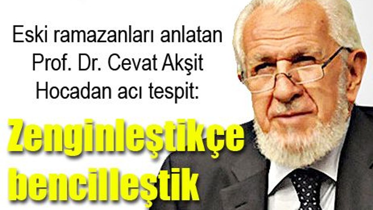 CEVAT AKŞİT HOCA KAYBETTİĞİMİZ ZENGİNLİĞİ ANLATTI - Doğu Türk | Doğu`nun Haber Portalı
